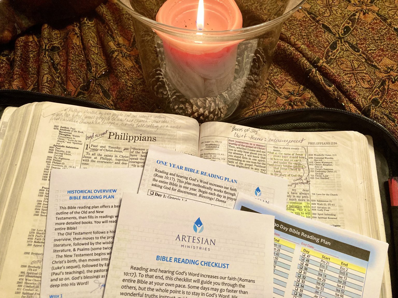 Tidbit Thursday: Bible Reading Checklists - Artesian Ministries