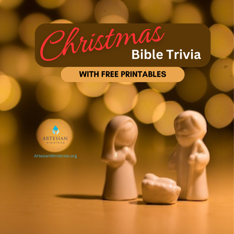Christmas Bible Trivia Questions plus Free Printables - Artesian Ministries